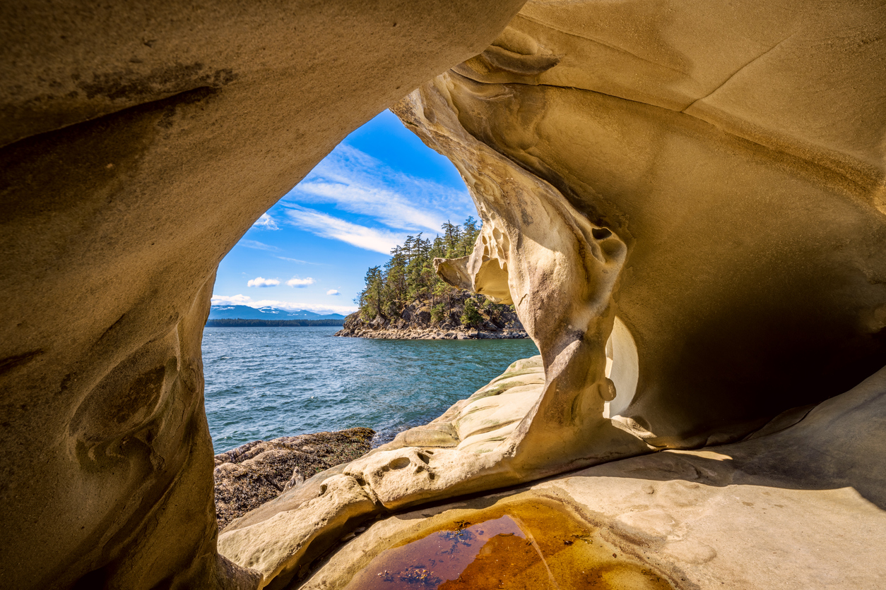 Sea Caves On Galiano Island • British Columbia Magazine